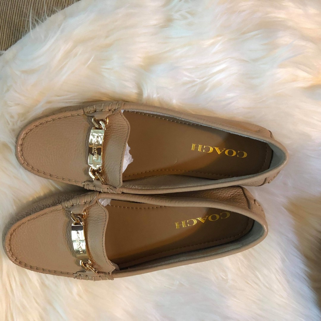 COACH FLAT SHOES, Women's Fashion, Footwear, Flats & Sandals on Carousell