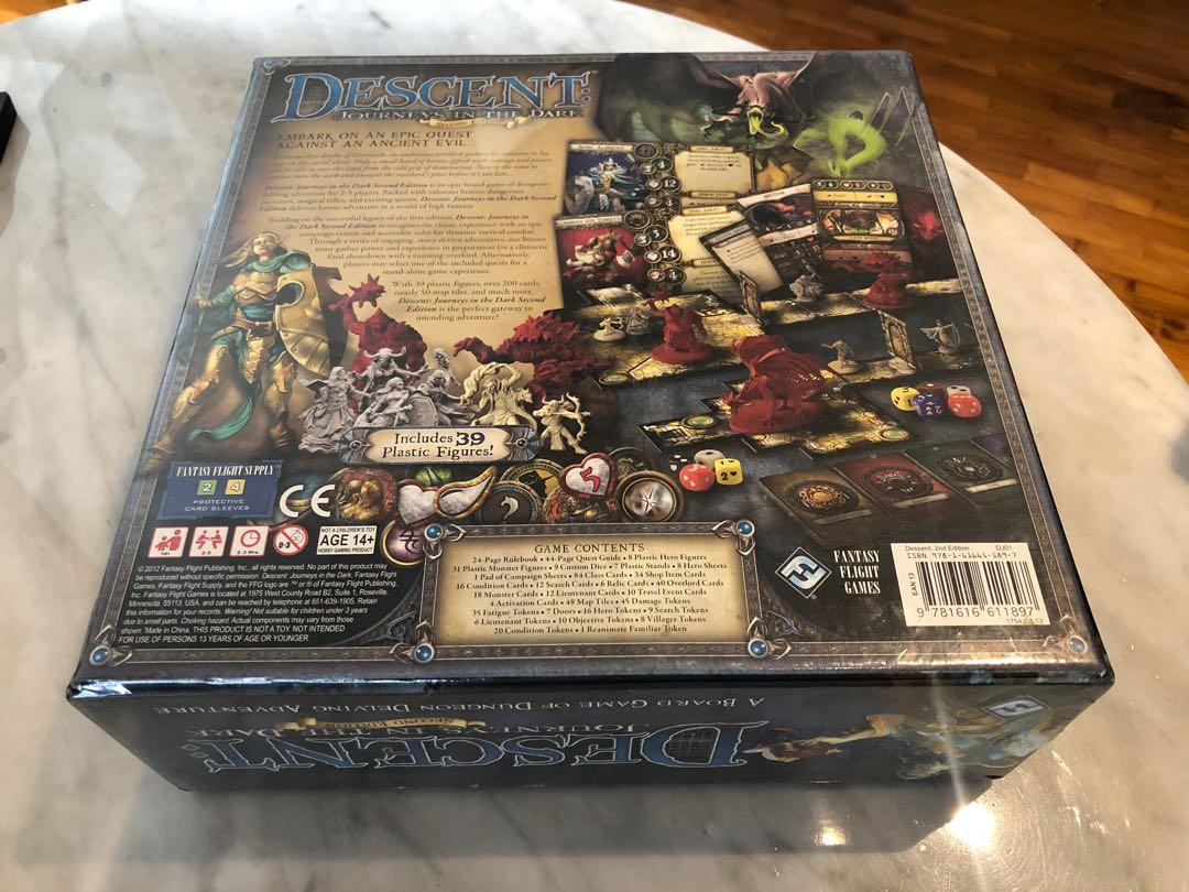 Descent: Journeys in the Dark (Second Edition), Hobbies & Toys, Toys ...