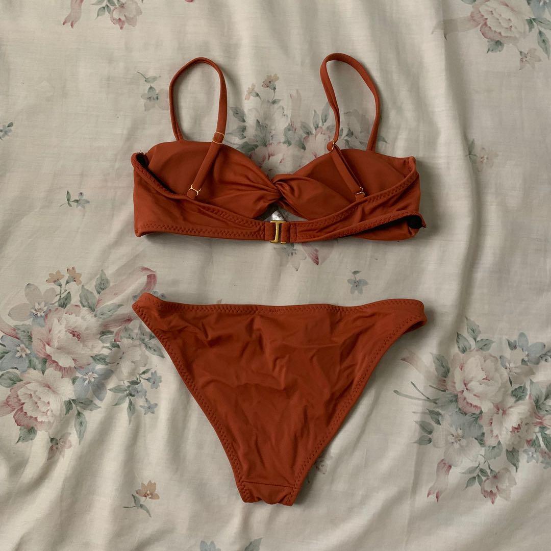 Eighth mermaid rust bikini set, Women's Fashion, Swimwear, Bikinis ...