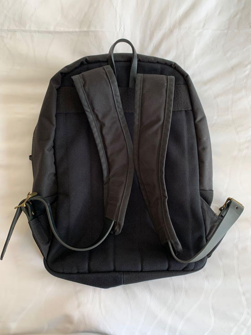 Filson Journeyman Black Waxed Canvas Backpack, Men's Fashion, Bags ...