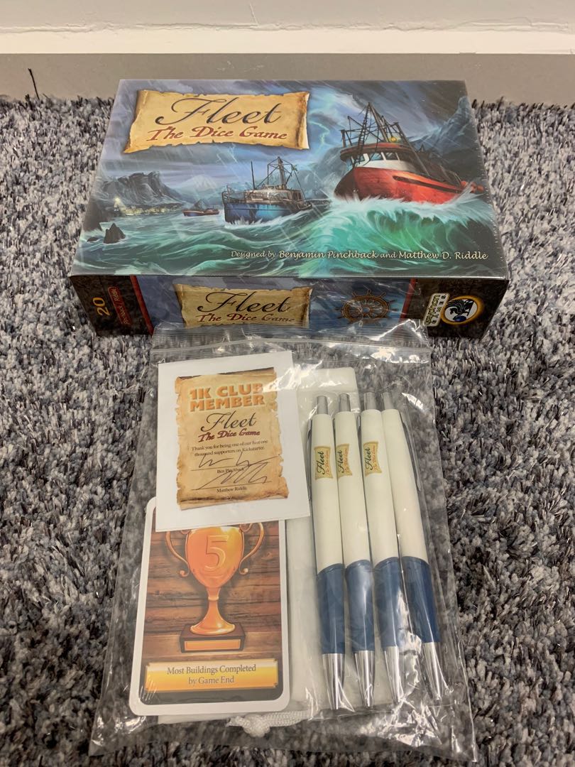 Fleet: the Dice Game + deluxe extras, Toys & Games, Board Games & Cards ...