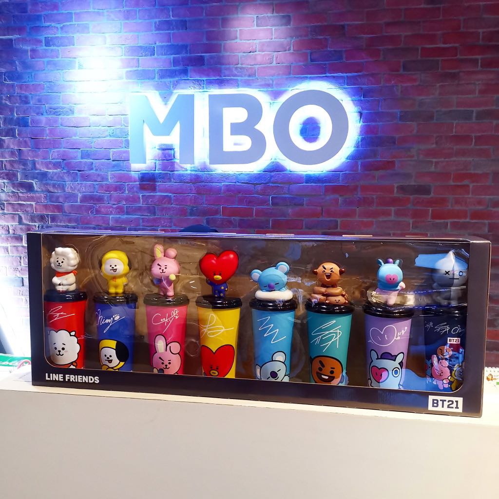 [GO] MBO BT21 Topper Cups, Hobbies & Toys, Memorabilia & Collectibles ...