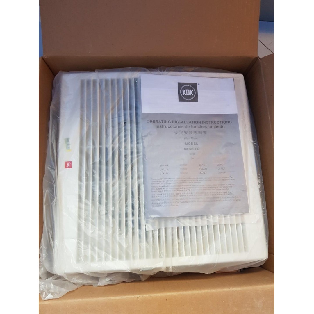 KDK 25ALH Ventilation Fan, Home Appliances, Cooling & Air Care on Carousell