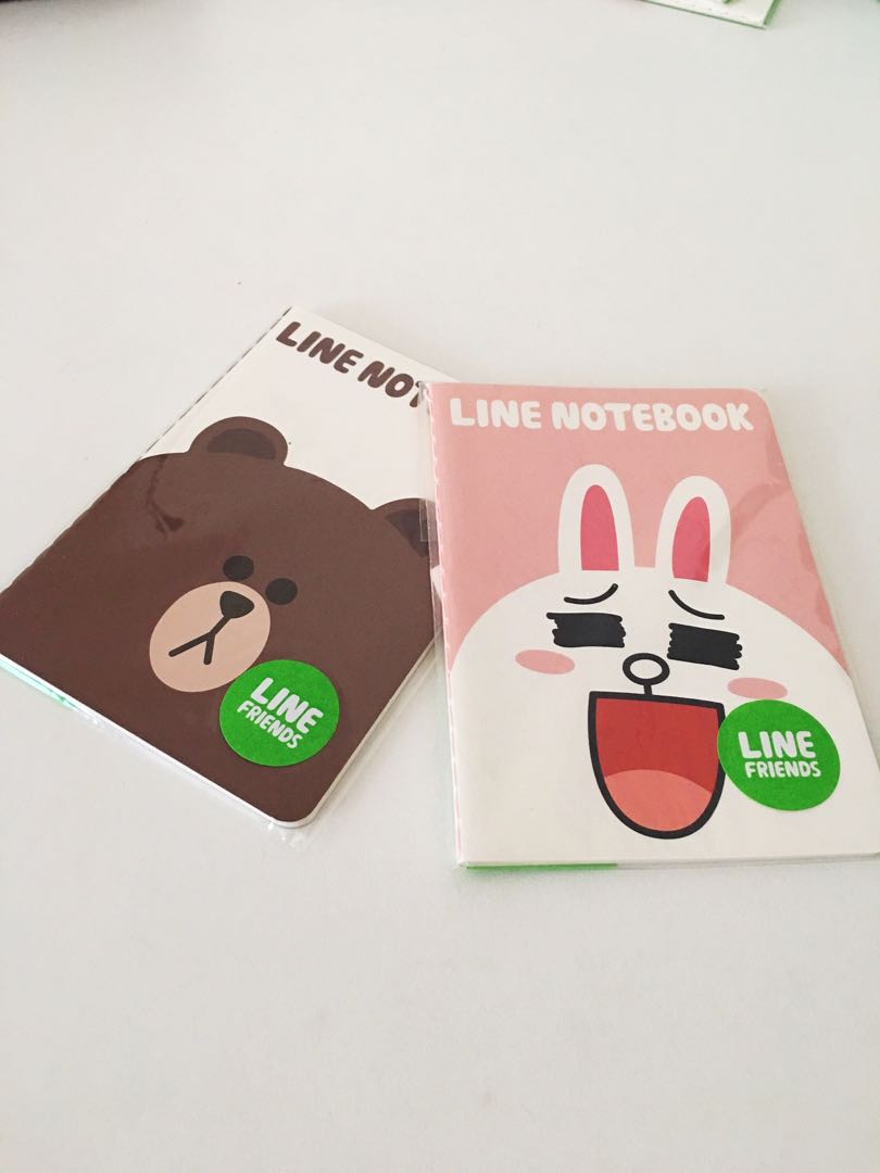 Korea Line Friends BROWN & CONY Notebook, Hobbies & Toys, Stationery ...