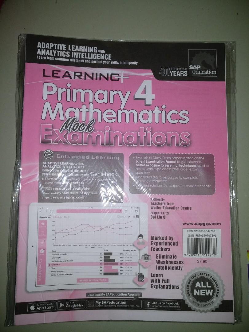 Learning Primary 4 Mathematics Mock Examinations Geniebook, Hobbies ...