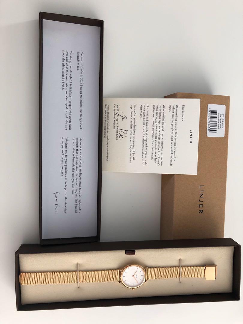 Linjer USD249 Petite Mesh Watch Rose Gold, Mobile Phones & Gadgets ...