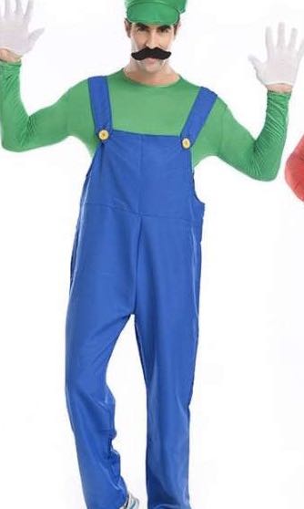 Luigi Costume, Men's Fashion, Tops & Sets, Formal Shirts on Carousell