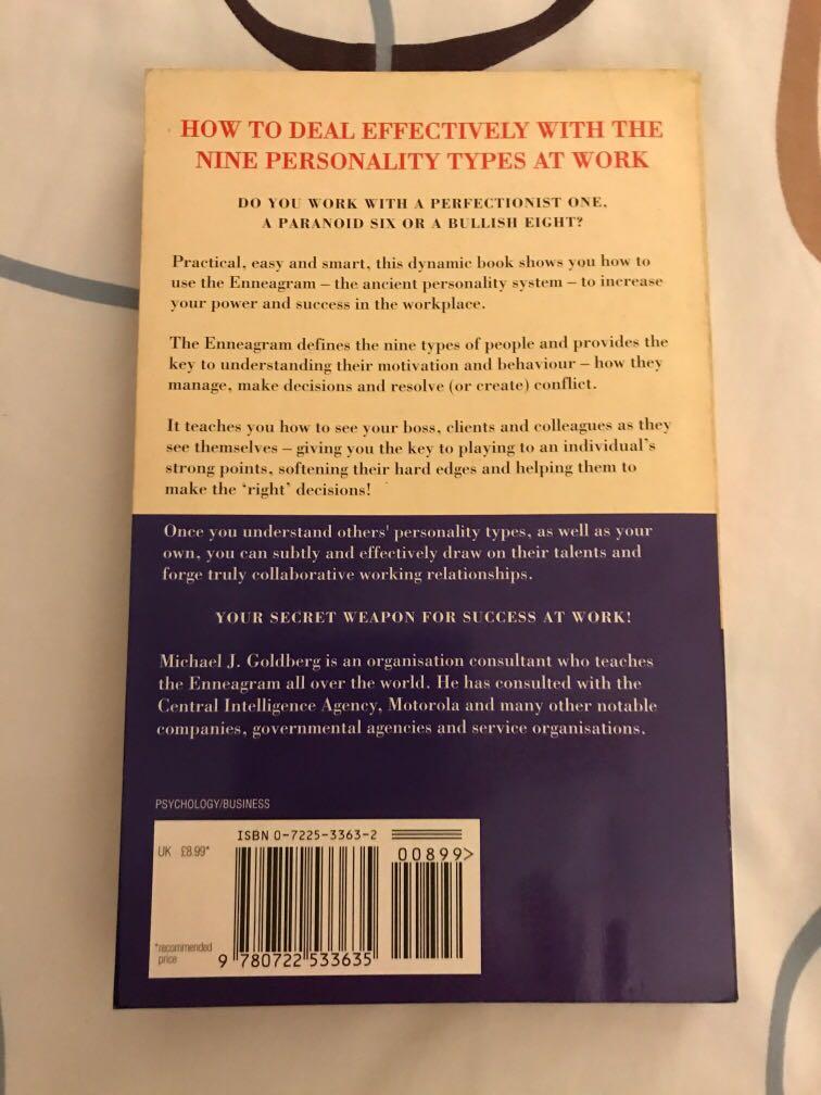 Michael Goldberg : Insiders Guide to the Nine Personality Types: How to ...