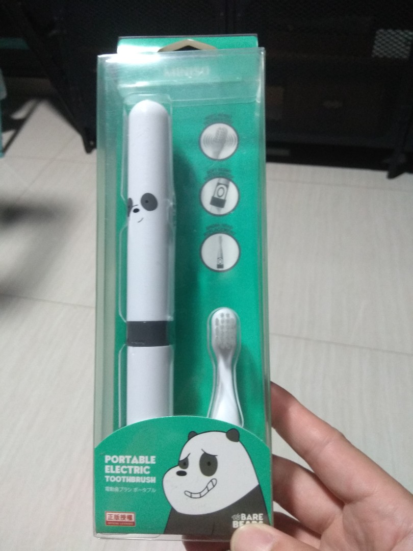 Miniso Electric Toothbrush We Bare Bears, Everything Else on Carousell