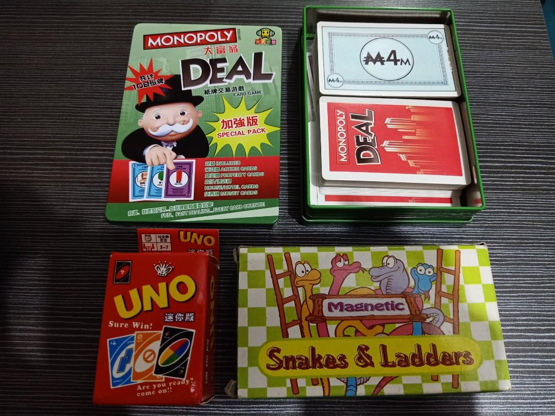 Monopoly Card & Mini Uno, Hobbies & Toys, Toys & Games on Carousell