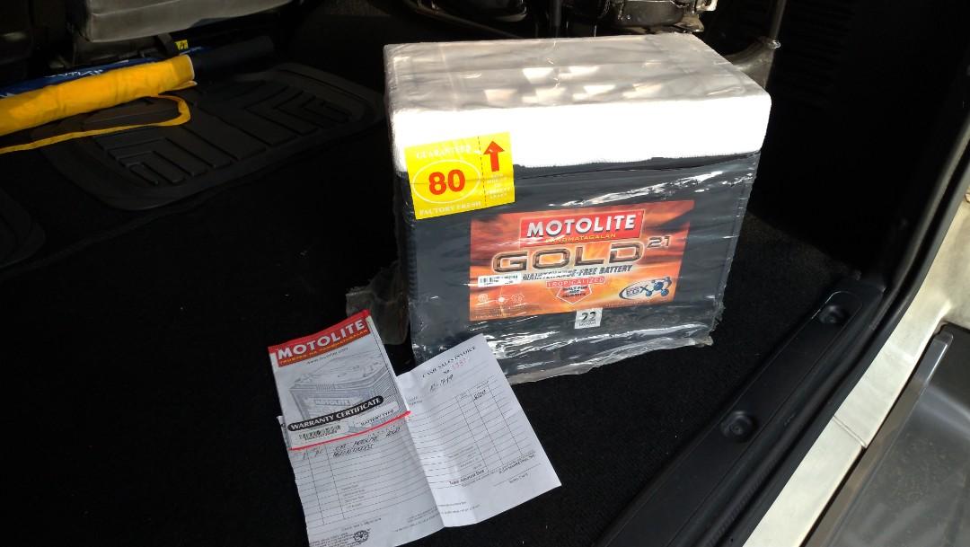 Motolite Gold 3SM (21-month warranty), Car Parts & Accessories, Other ...