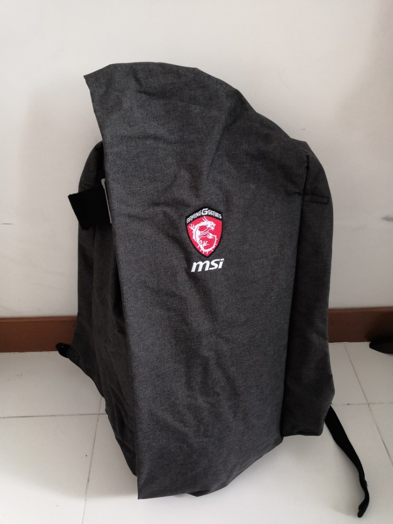MSI laptop backpack, Computers & Tech, Parts & Accessories, Laptop Bags ...