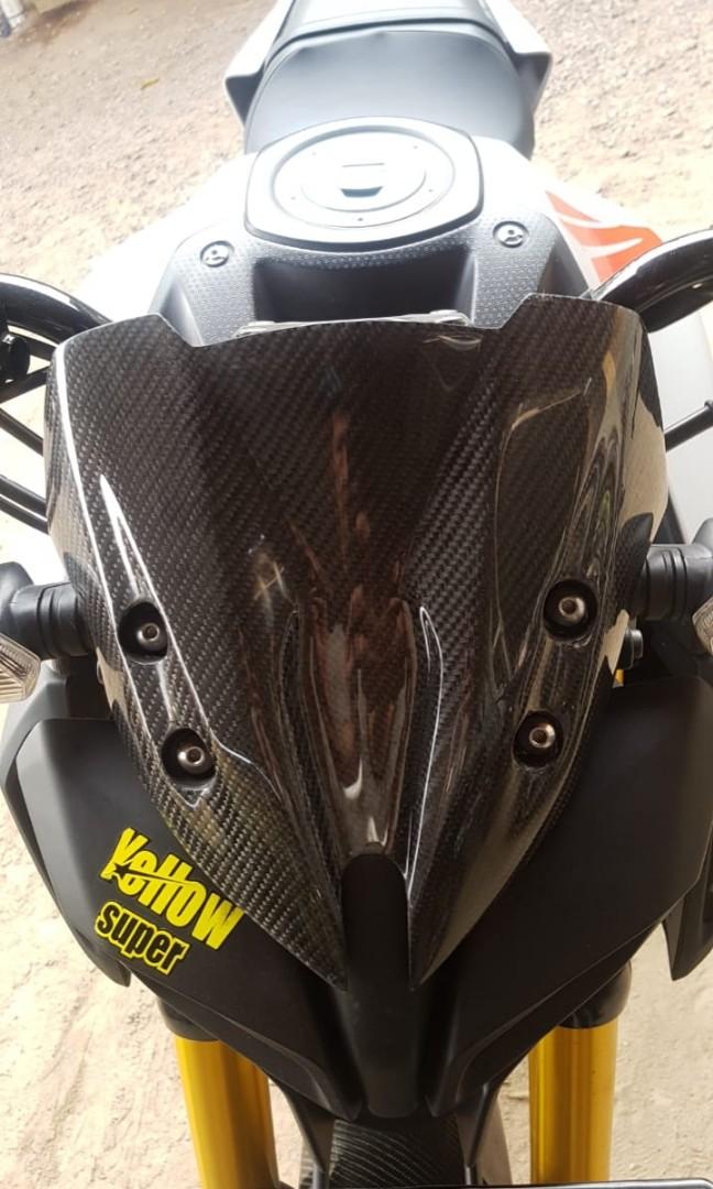 [MT15] Windshield MT 15, Motorcycles, Motorcycle Accessories on Carousell