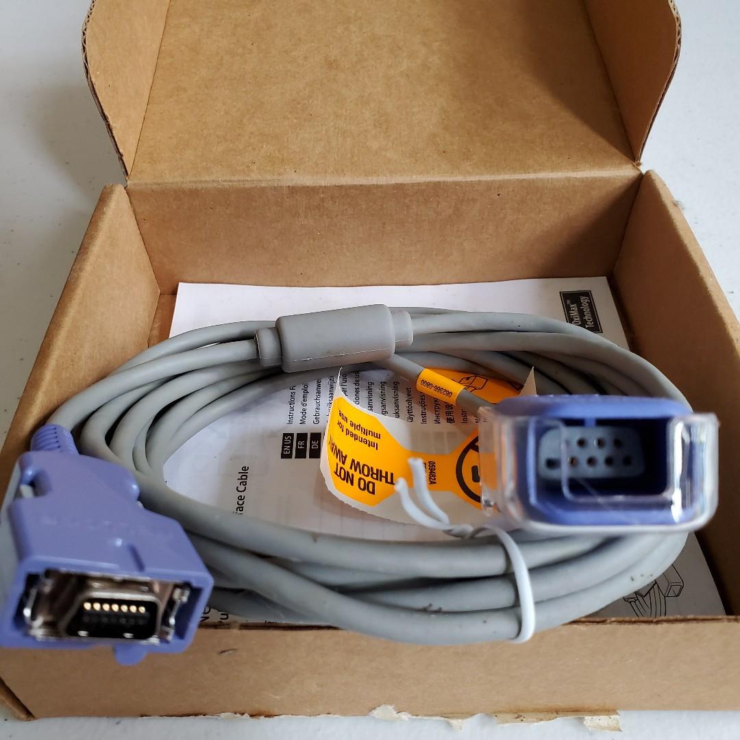 Nellcor Covidien Pulse Oximetry Cable (Doc 10), Everything Else, Others ...