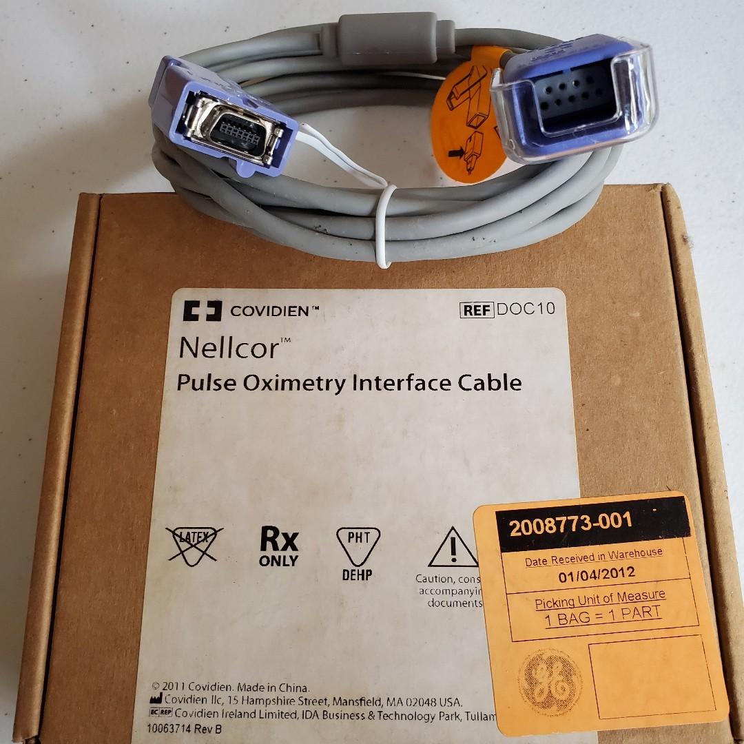 Nellcor Covidien Pulse Oximetry Cable (Doc 10), Everything Else, Others ...