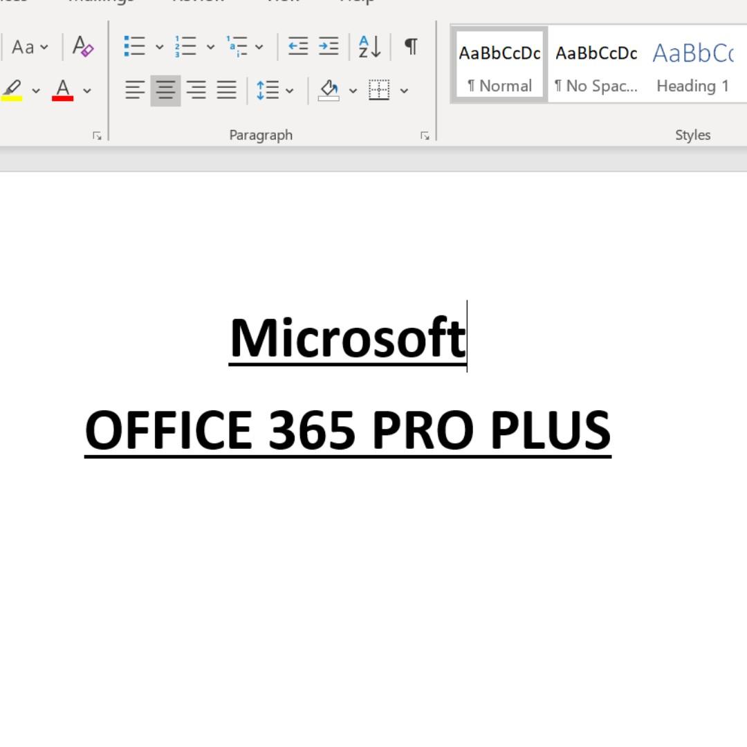Microsoft Office 365 PRO PLUS , Everything Else on Carousell