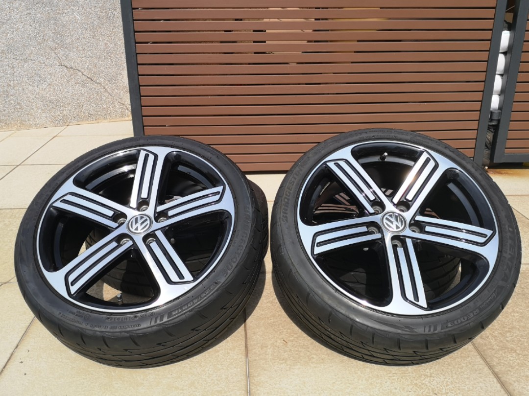 Original VW MK7 Golf R 18" Cadiz Rims, Car Accessories, Tyres & Rims on ...