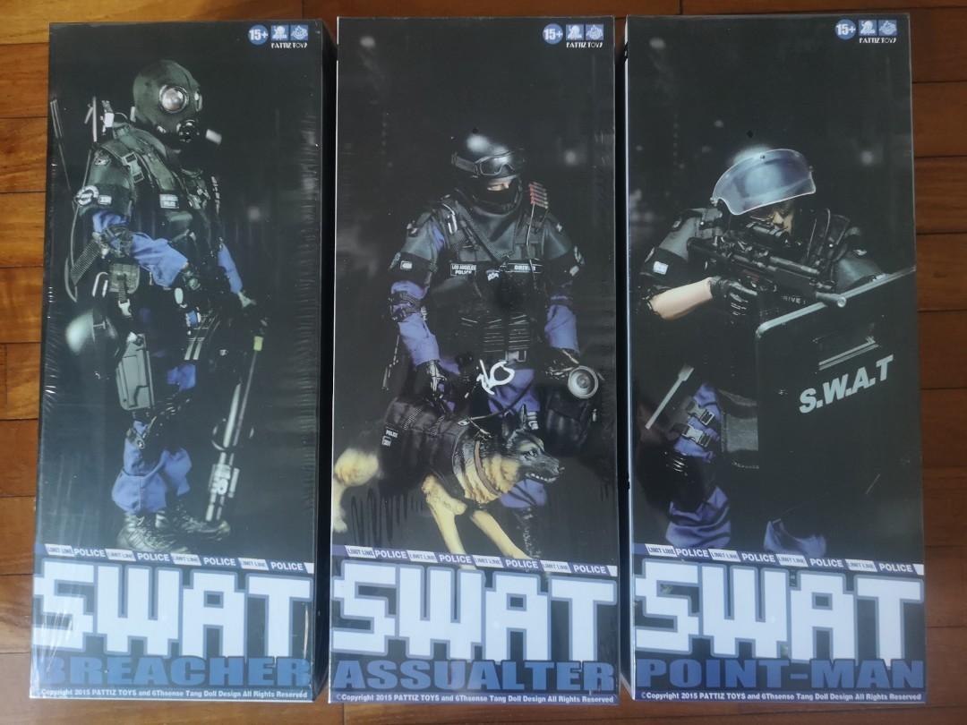 Pattiz Toy Swat Team 1/6 scale Set of 3 collectable figures, Hobbies ...