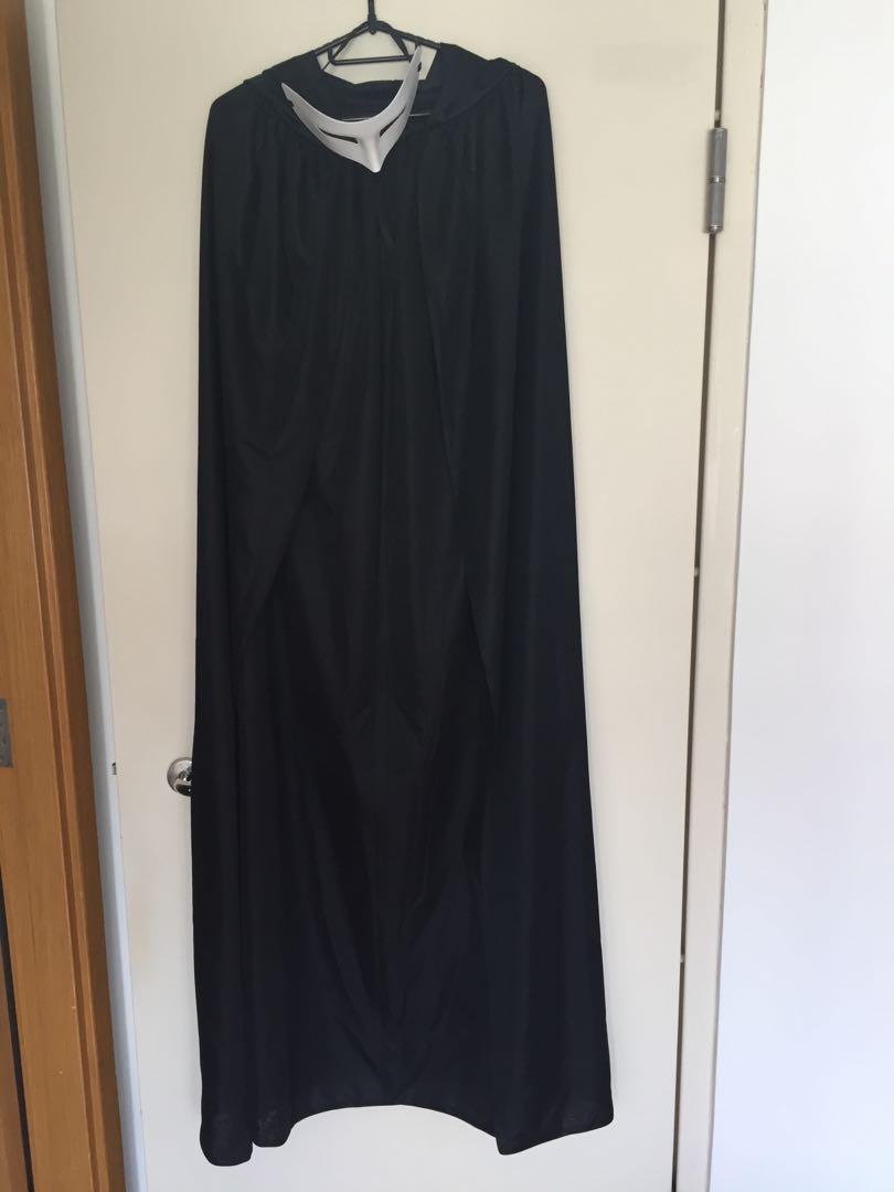 Phantom of the Opera Halloween Costume Mask and Cape, Men's Fashion ...