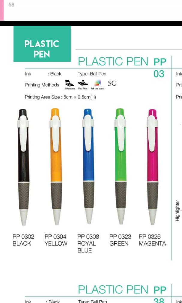 Plastic Pen, Hobbies & Toys, Stationery & Craft, Stationery & School ...