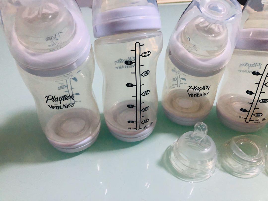 Playtex milk bottles set, Babies & Kids, Nursing & Feeding ...