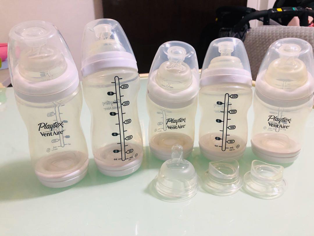Playtex milk bottles set, Babies & Kids, Nursing & Feeding ...