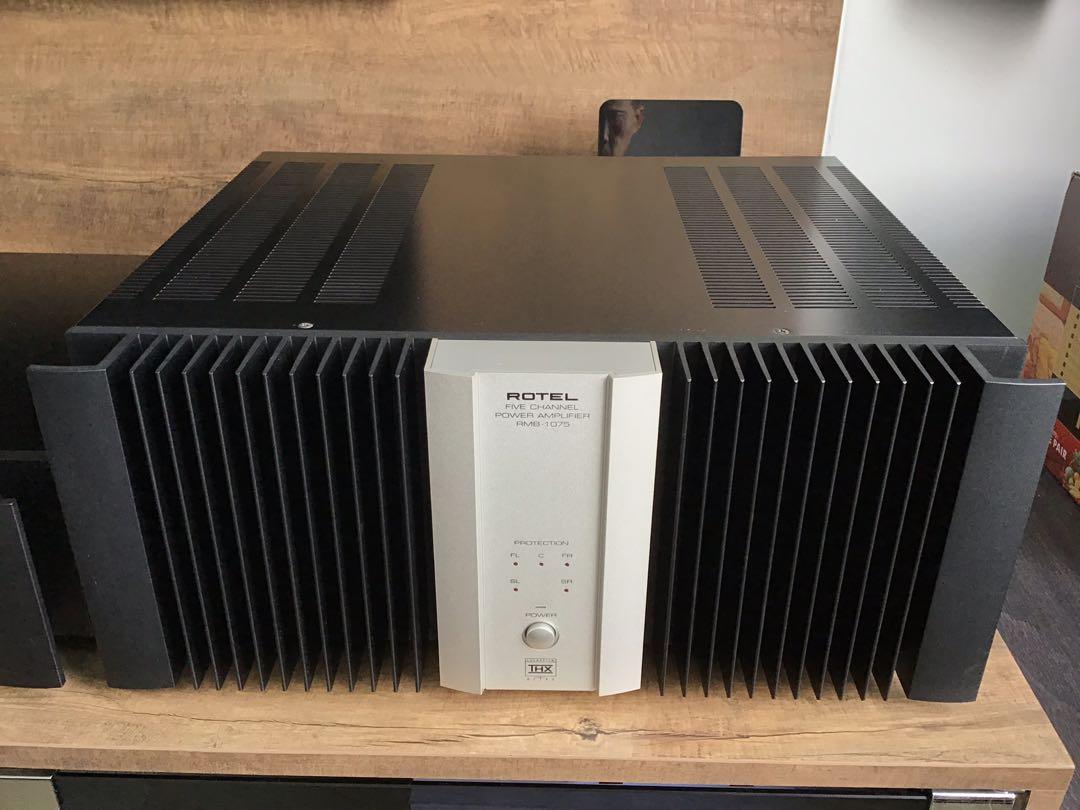 Rotel RSP-1068 & RMB-1075 Pre Amp Processor Power Amp, Audio, Other ...