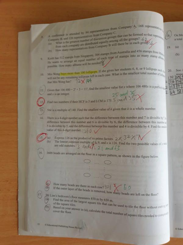 Secondary 1 Express Math, Hobbies & Toys, Books & Magazines, Assessment ...