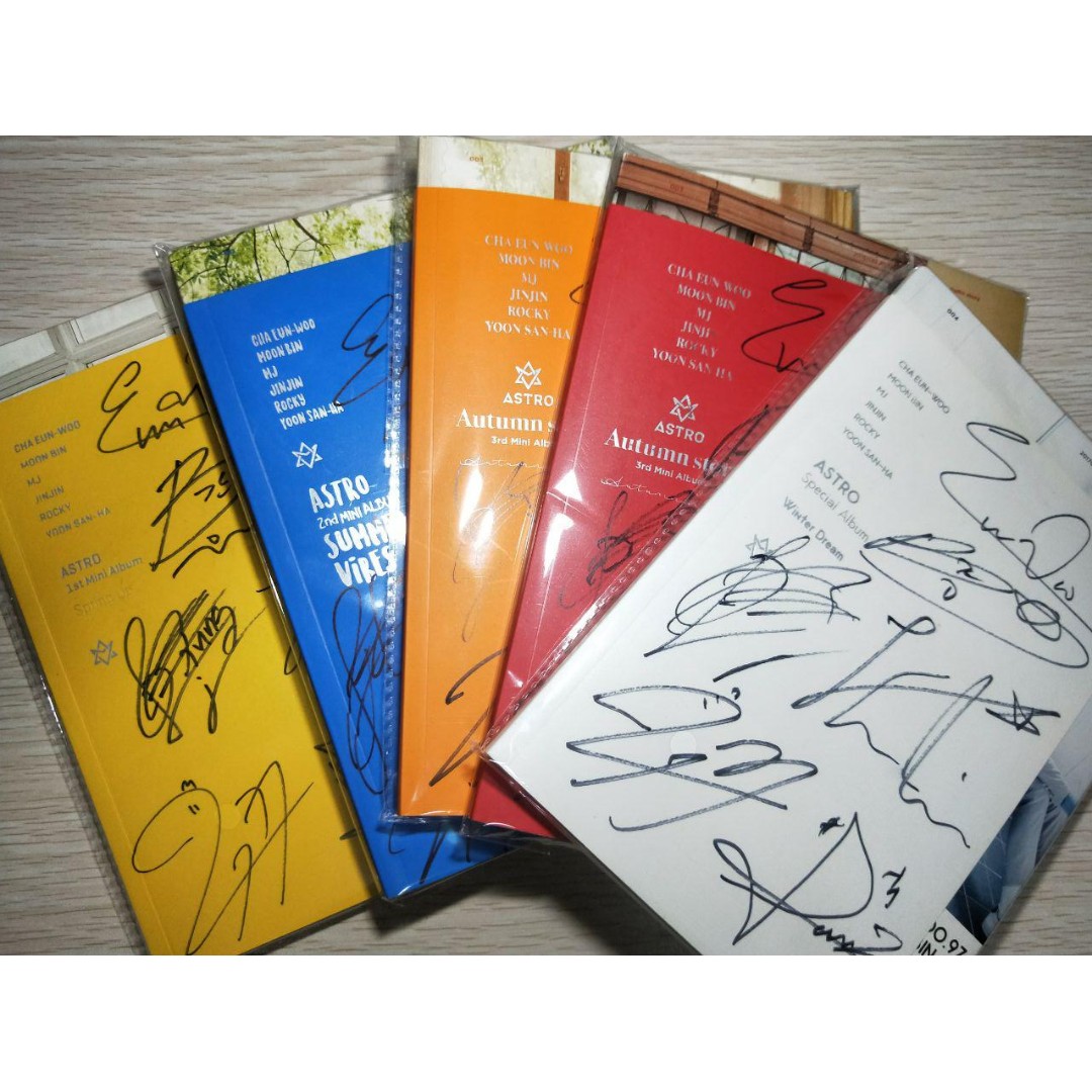 Signed Astro Albums from MWAVE, Hobbies & Toys, Memorabilia ...