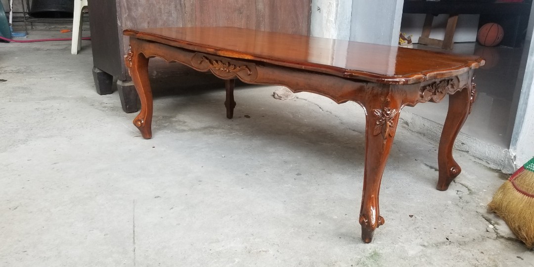 Solid Long Narra Center Table not mahogany tanguile palochina ...