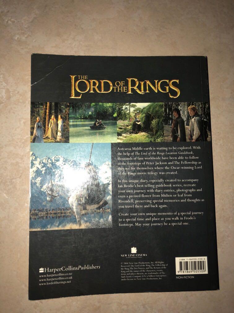 The Lord Of The Rings Travel Diary, Hobbies & Toys, Books & Magazines ...