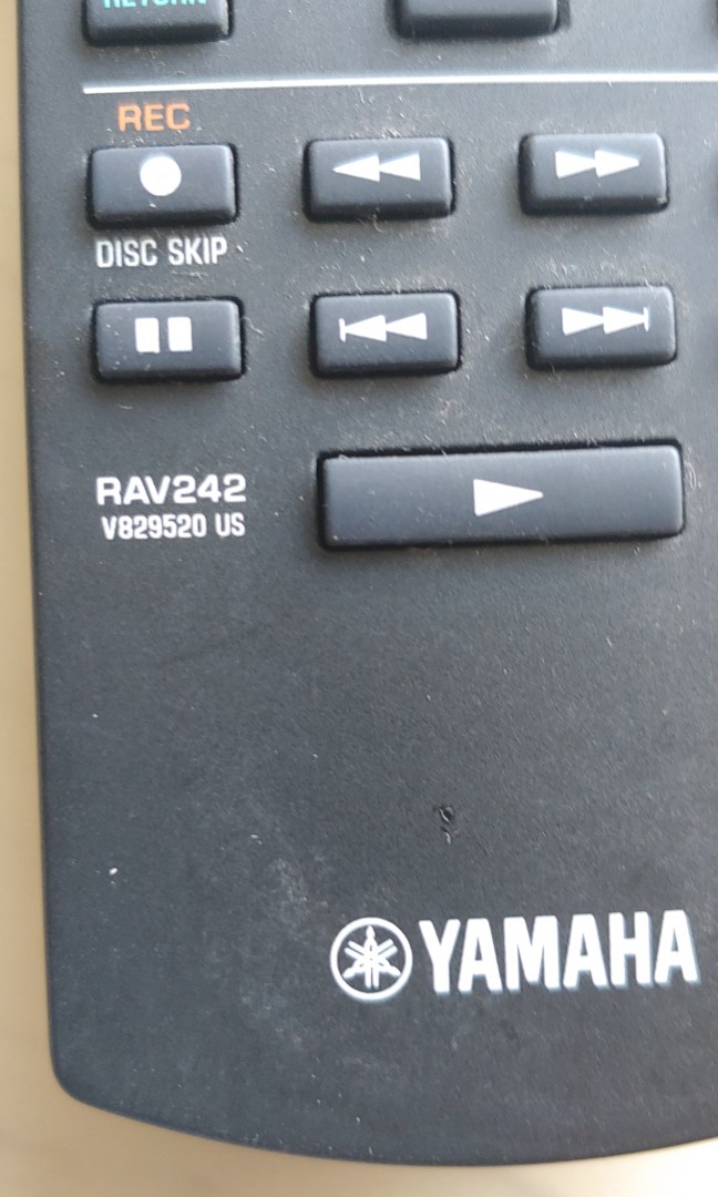 Yamaha Amplifier Remote Control, Audio, Other Audio Equipment on Carousell