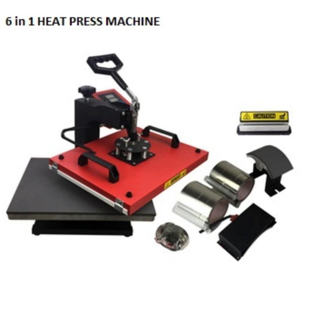 6 IN 1 HEAT PRESS MACHINE, Community on Carousell
