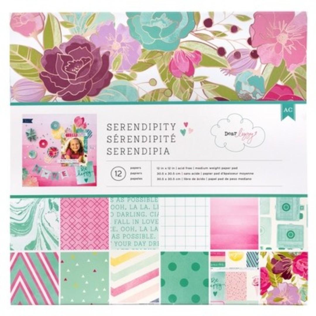 American Crafts Dear Lizzy Serendipity, Hobbies & Toys, Stationary ...