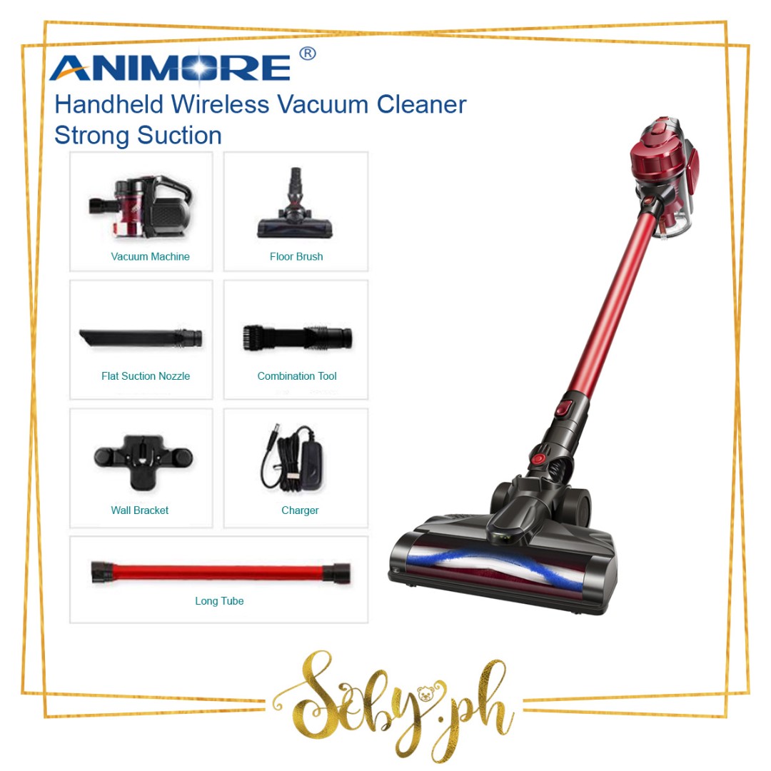 ANIMORE Handheld Wireless Vacuum Cleaner Strong Suction, Furniture ...