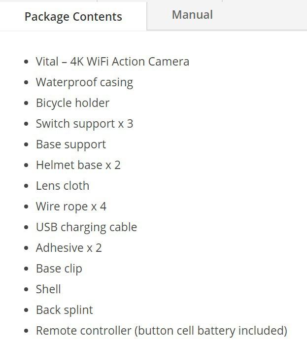 BNIB Valore Vital - 4K WiFi Action Camera (VMS57), Motorcycles ...