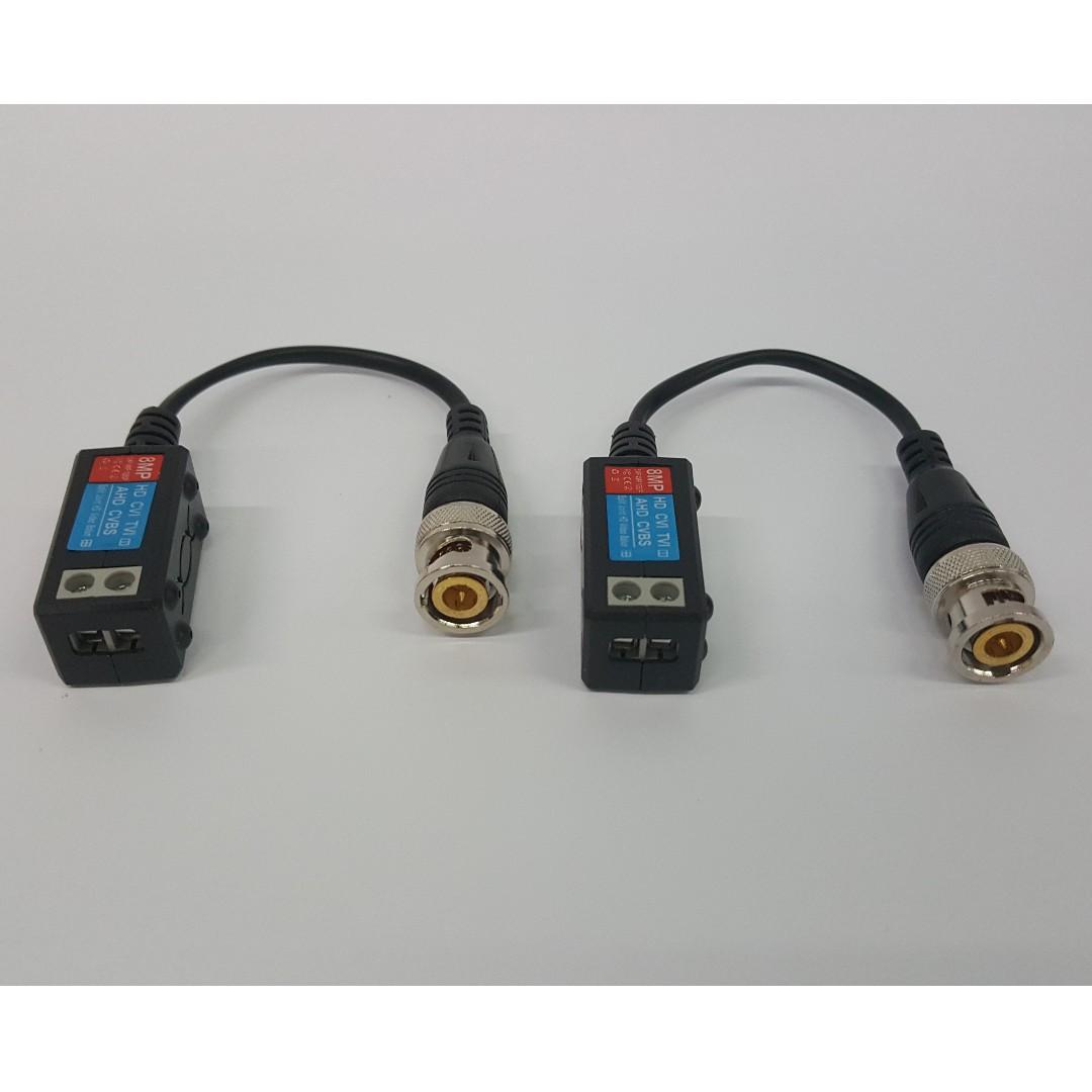 CCTV Screw type passive video balun, Furniture & Home Living, Security ...