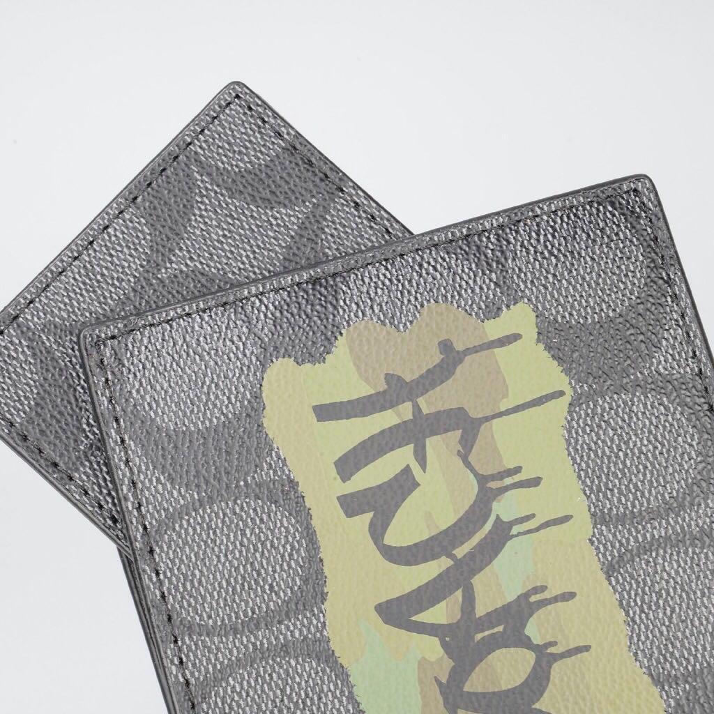 Coach Men 3in1 wallet in signature canvas with graffiti, Fesyen Pria ...