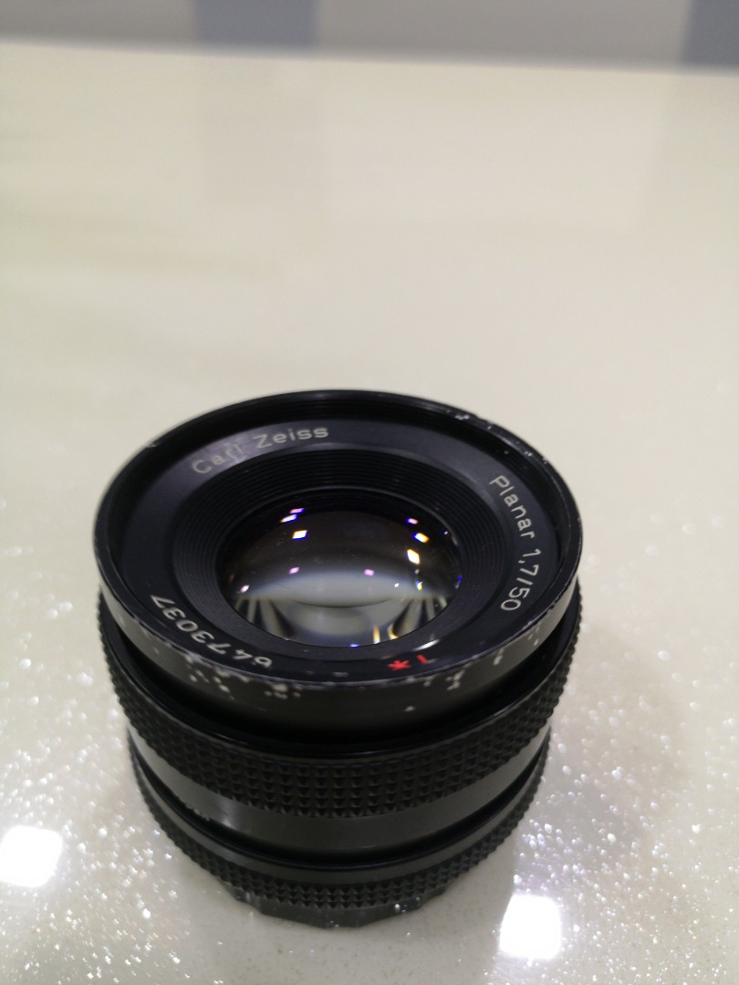 Contax zeiss 50mm f1.7, Photography, Lens & Kits on Carousell