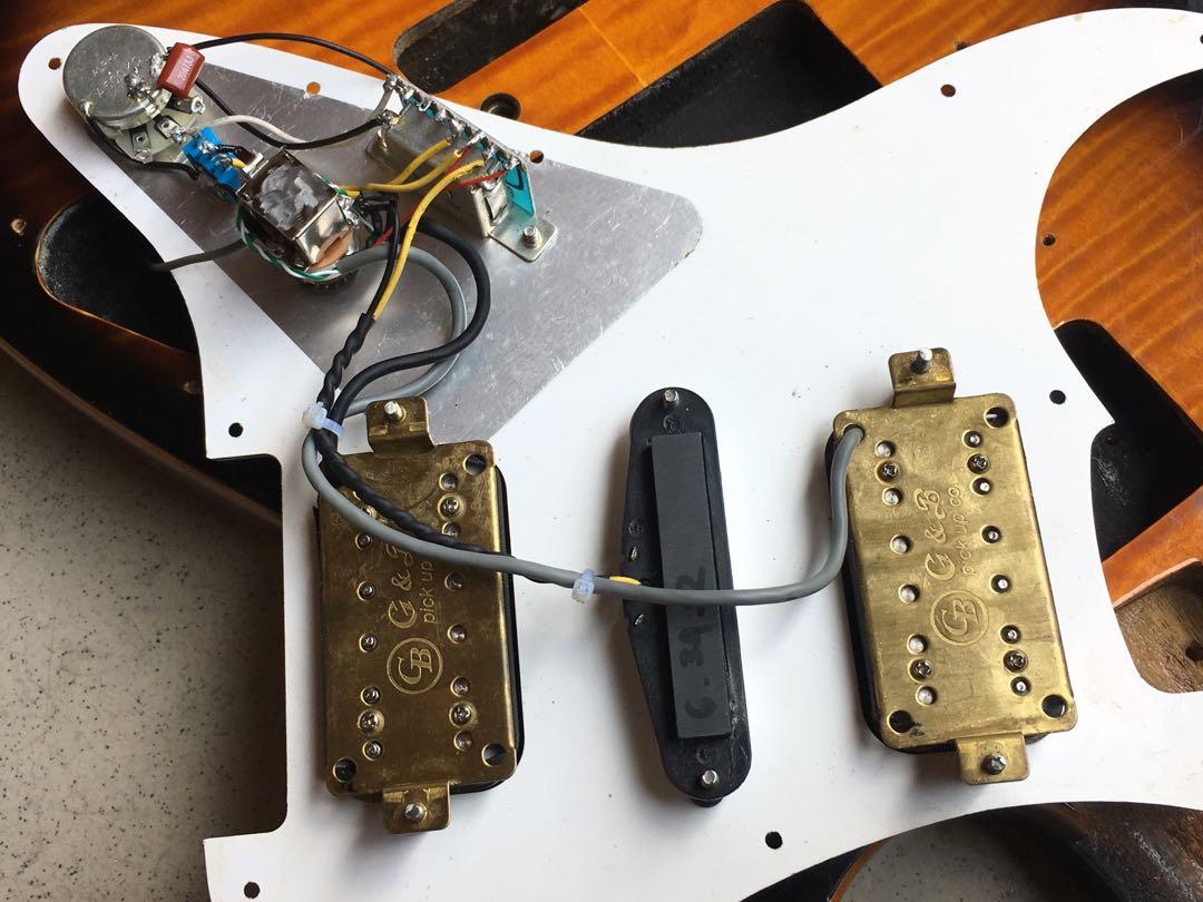 Electric Guitar- 2011 Mavis MST-600, Coil split, 13 way pickup selector ...