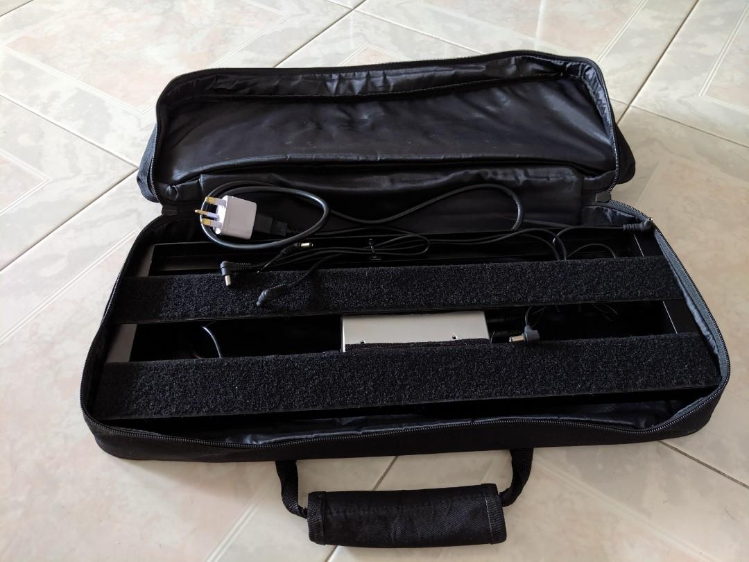 Eno Pedalboard (pedaltrain mini size) w isolated power supply, Hobbies ...