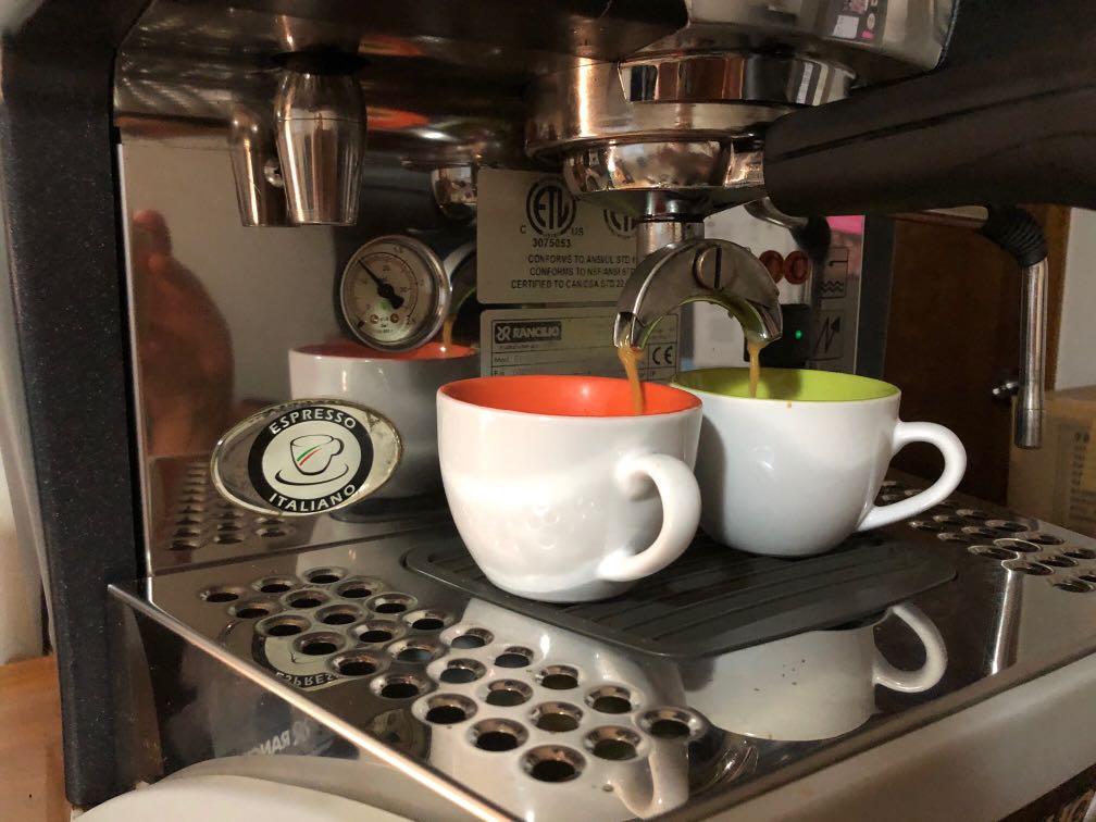 Espresso machine - Rancilio Epoca & Rocky grinder, TV & Home Appliances ...