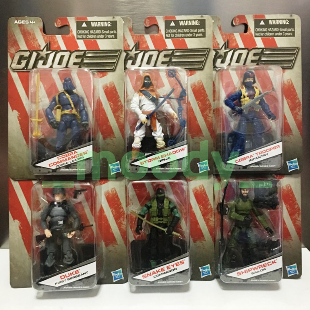 G.I. Joe Basic Figure Assortment 6 Figures Complete Set (2nd Wave ...