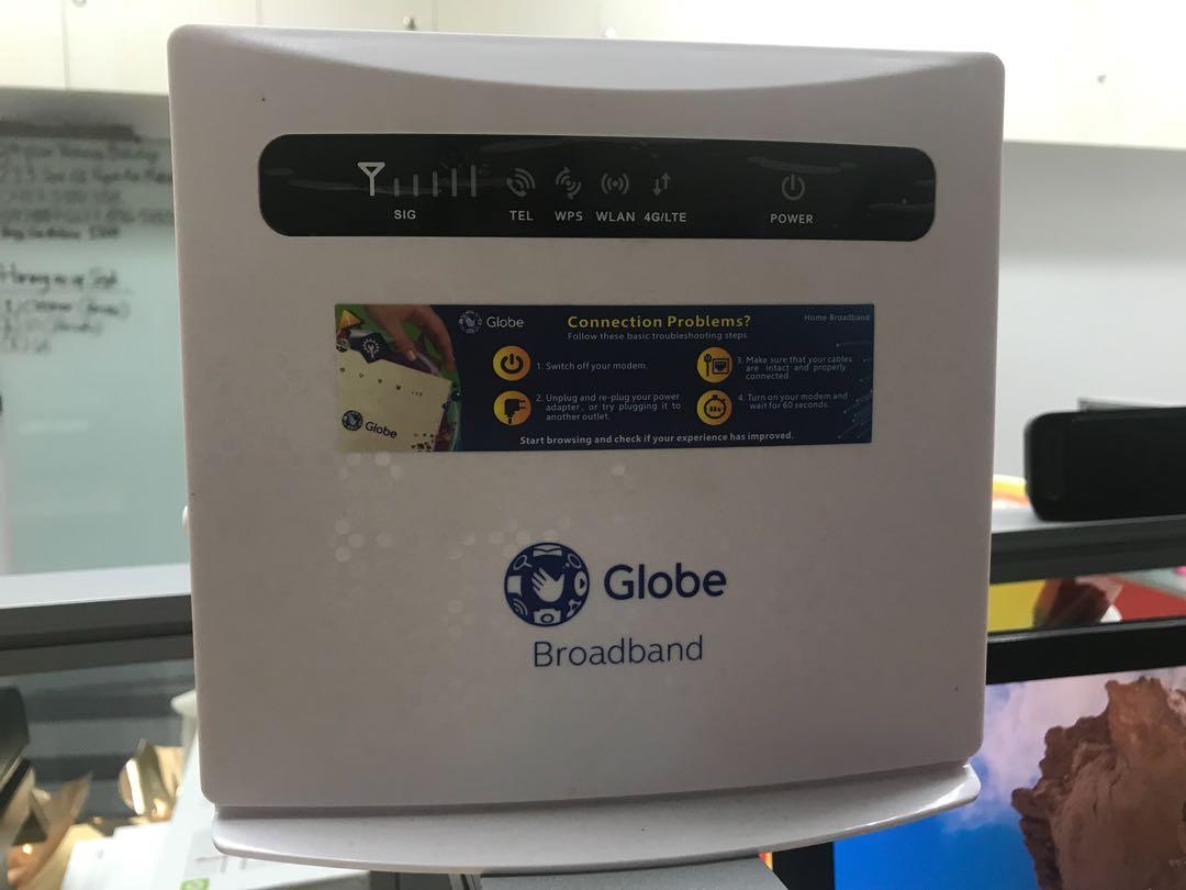 Globe modem, Computers & Tech, Parts & Accessories, Networking on Carousell