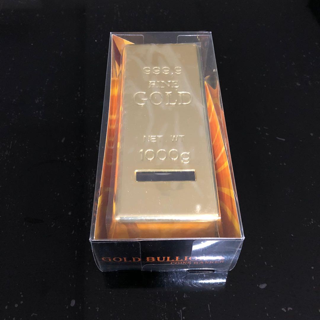 Gold Bar Coin Bank, Hobbies & Toys, Stationery & Craft, Stationery ...