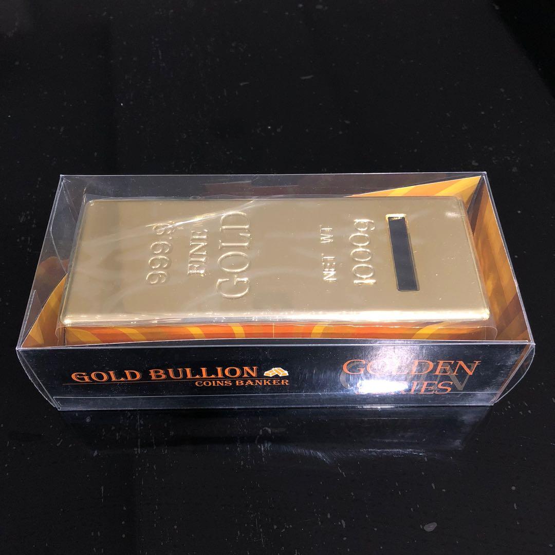 Gold Bar Coin Bank, Hobbies & Toys, Stationery & Craft, Stationery ...