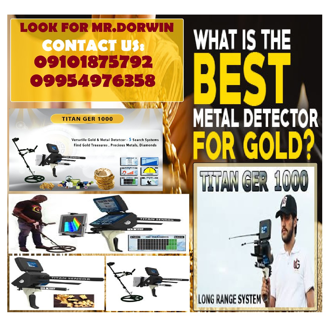 Gold Detector and Metal detector Titan Ger 1000 Scanner Locator ...