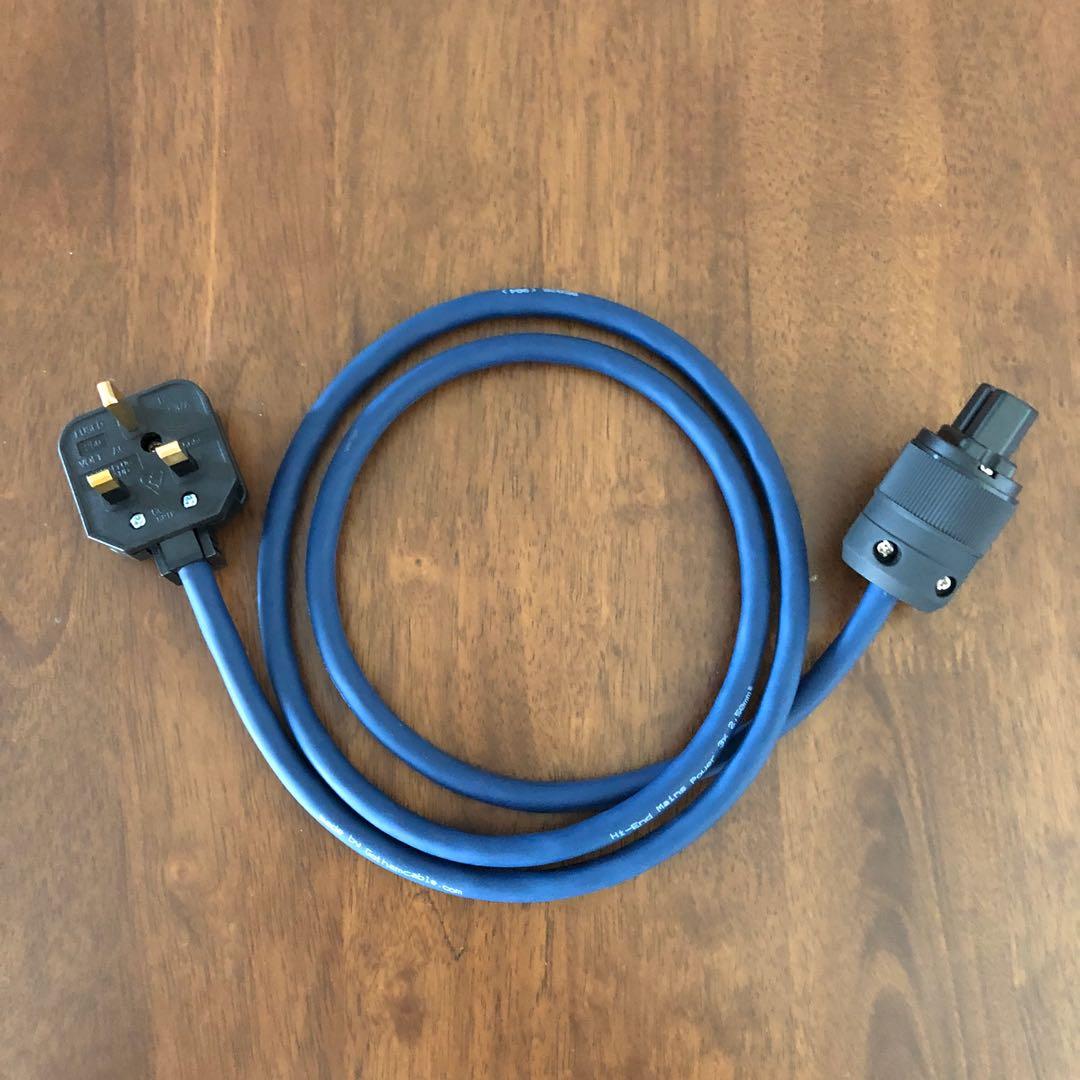 Gotham Audio Swiss Made Audiophile Power Cable 🇨🇭(Length: 1.5m), Audio ...