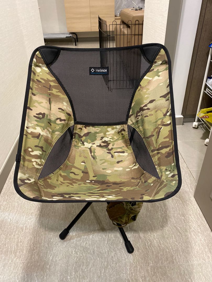 Helinox Multicam Swivel Chair, Furniture & Home Living, Furniture ...