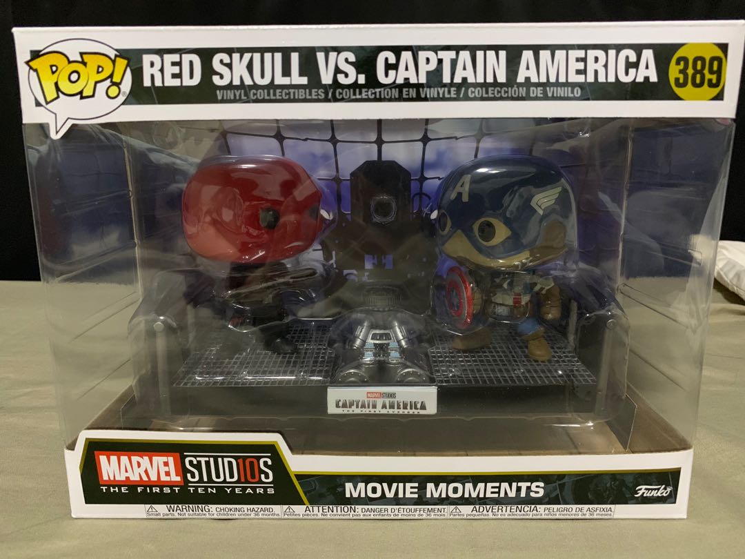 Marvel Funko POP Red Skull vs. Captain America Movie Moment (Marvel ...